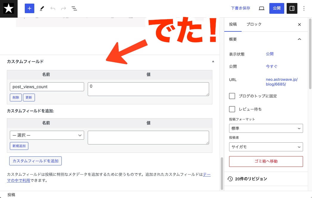 【WordPress】ページごとにcssやjsを挿入する（カスタムフィールド） – astrowave
